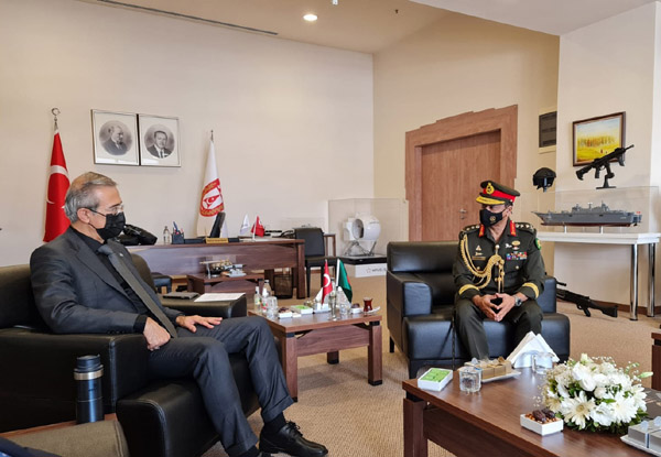 Army chief calls on president of Turkey Defence Industries | News