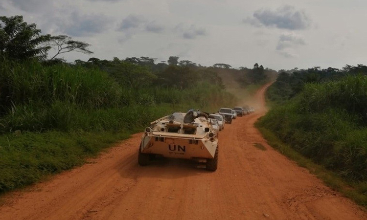 Bangladeshi peacekeepers provide traffic security at Congo | News