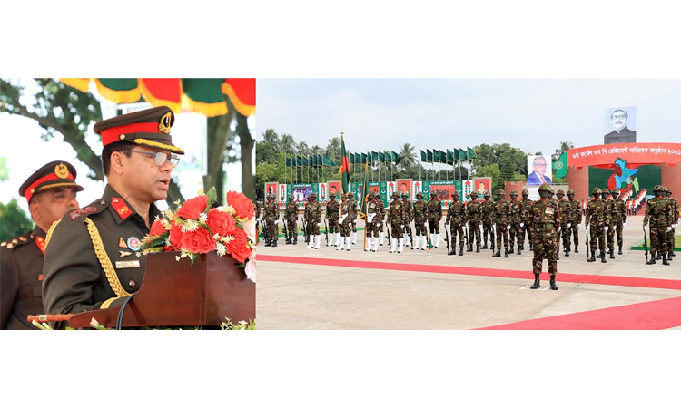 Army chief adorned colonel of the regiment of Bangladesh Infantry ...