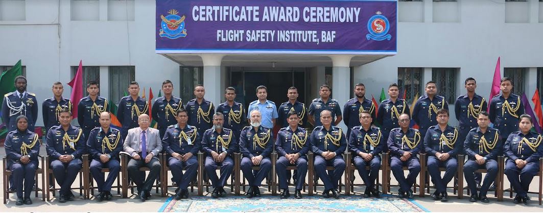 Certificate award ceremony of flight safety officers' course held | News