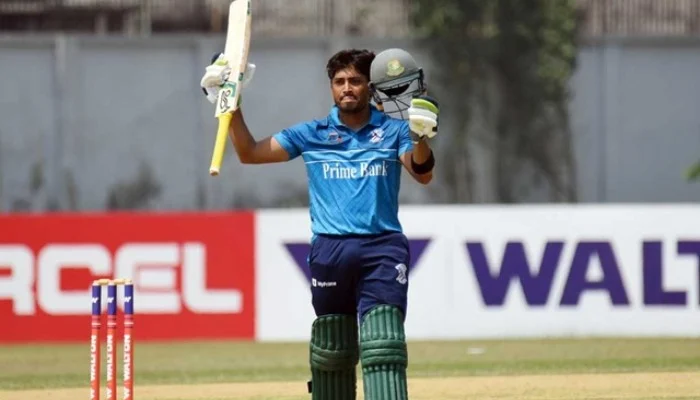 Bijoy first batter to reach 1000 runs milestone in DPL | Sports