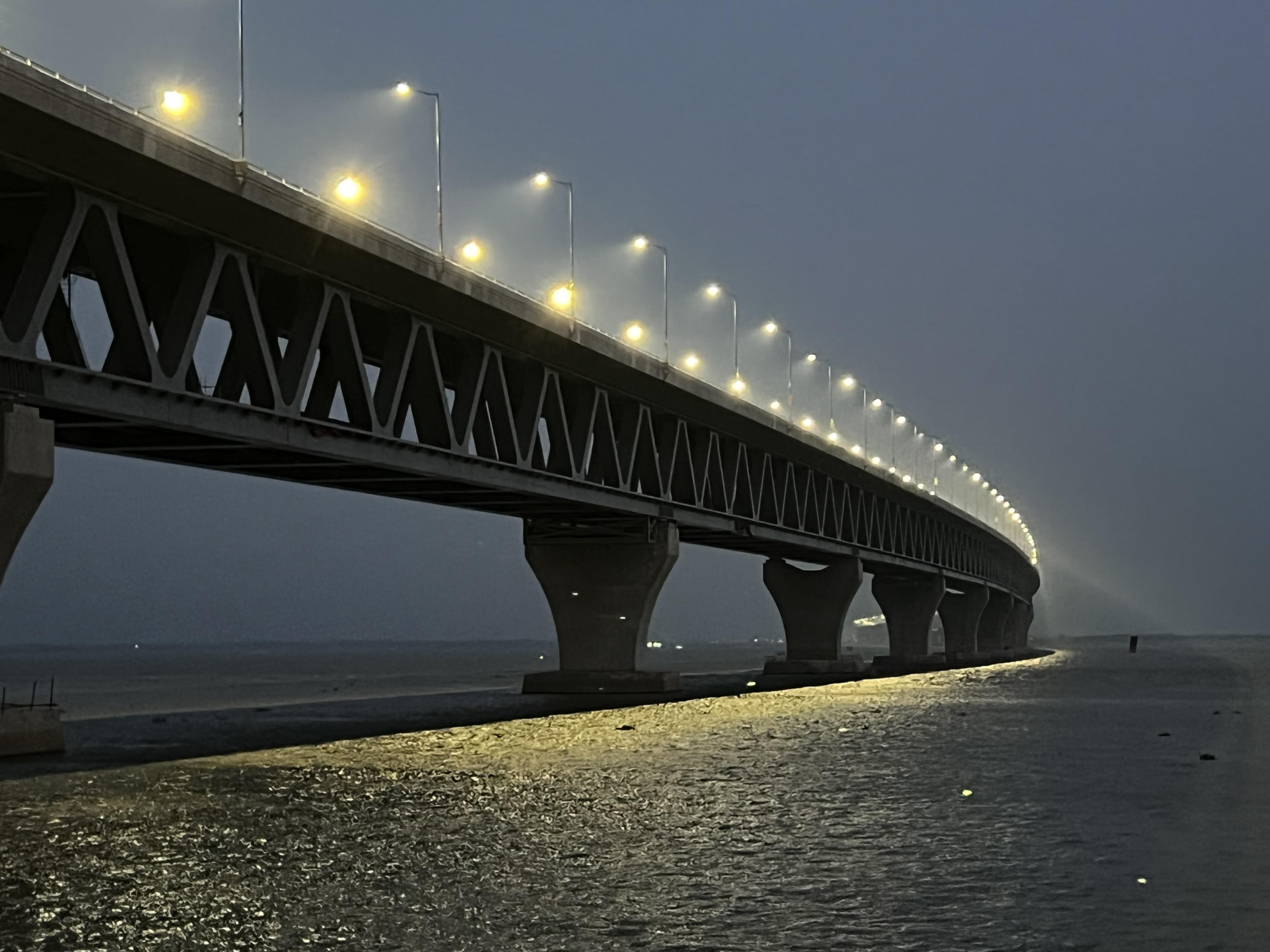 Entire Padma Bridge lit up | News