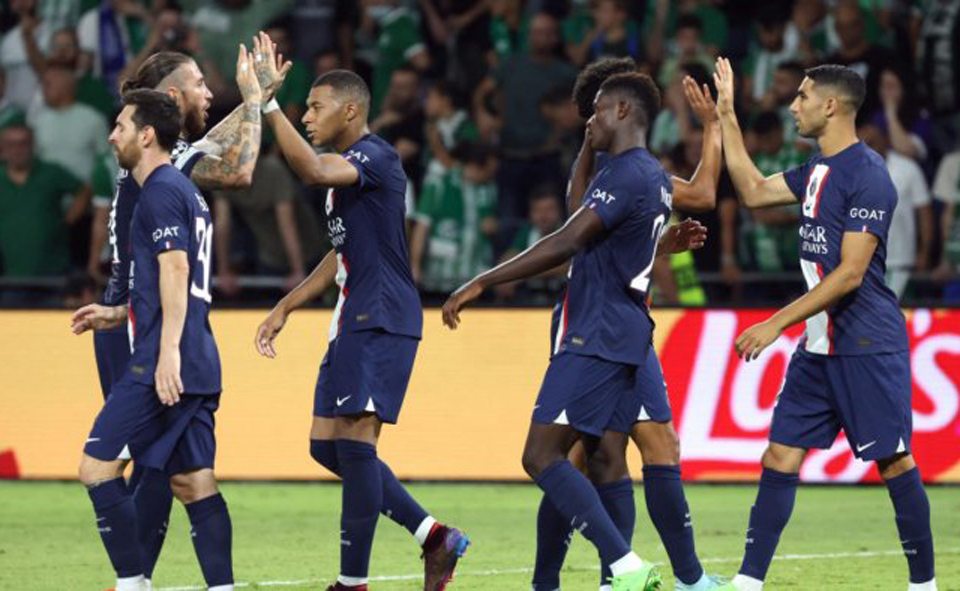 Front three all score as PSG fight back to beat Haifa | Sports