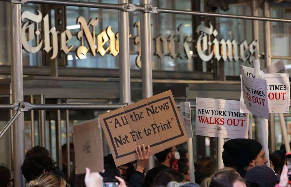 New York Times workers stage first strike in 40 years | News