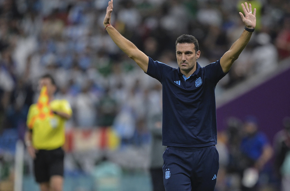 'Still one step to go' for Argentina coach Scaloni after semi-final win