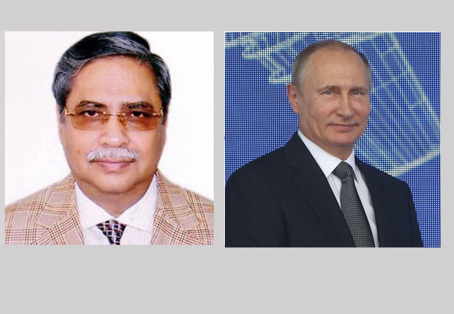 Putin greets president-elect Mohammad Shahabuddin | News Flash