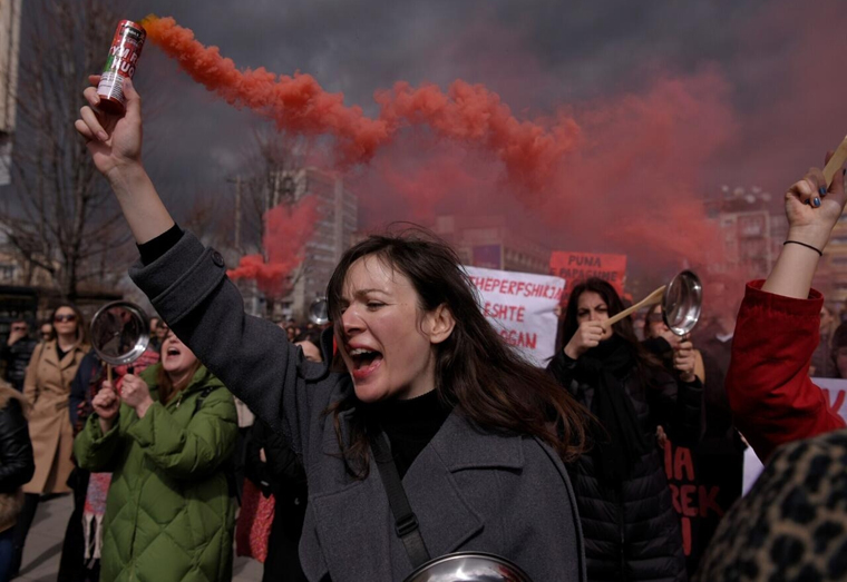 Screaming Feminist Protest