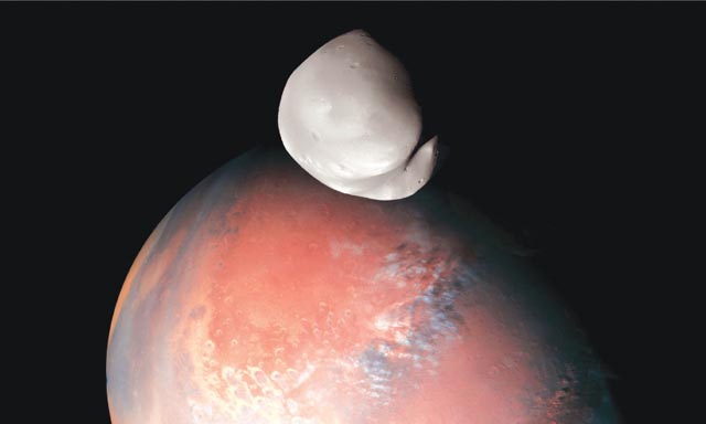 UAE probe offers unprecedented view of Mars moon | News
