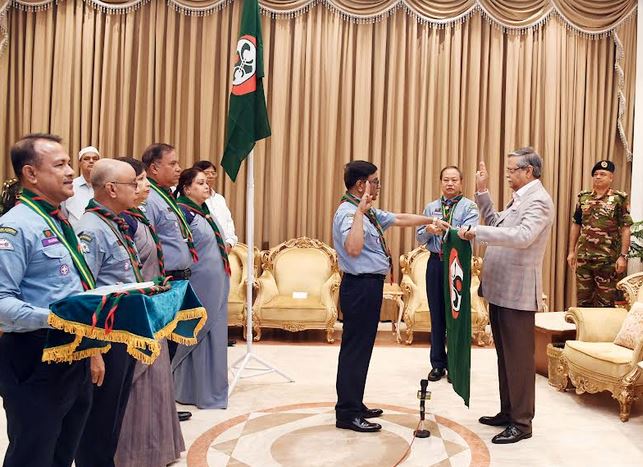 President for imparting modern trainings to scouts | News Flash