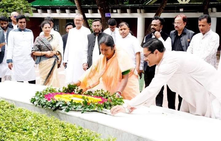 Pratima Bhoumik pays homage to Bangabandhu | News