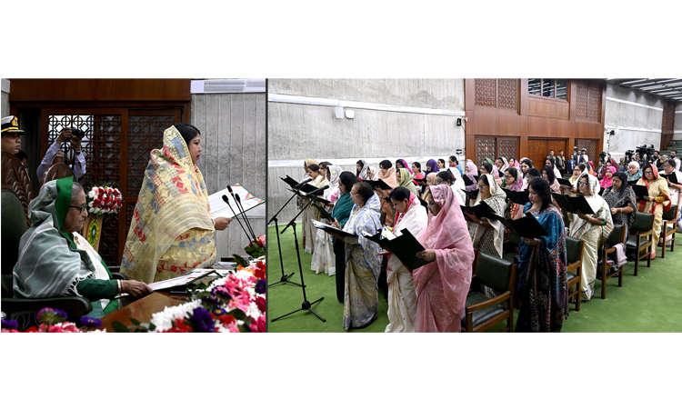 50 lawmakers elected to reserved women's seats take oath | News Flash