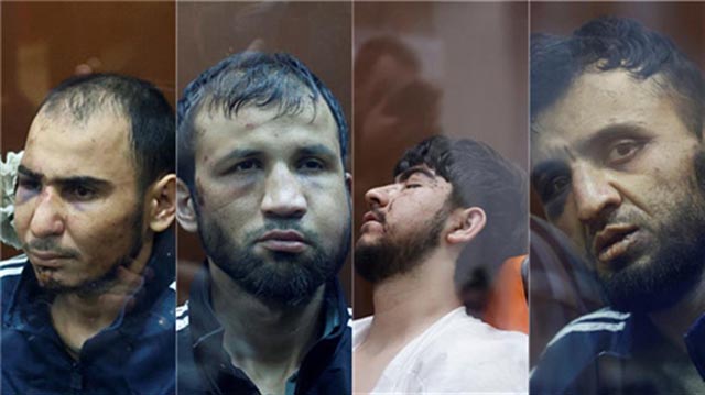 Four suspects remanded in custody over Moscow concert hall massacre ...