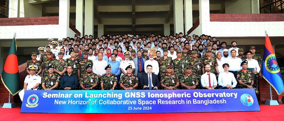 Seminar on GNSS ionospheric observatory held at MIST | News